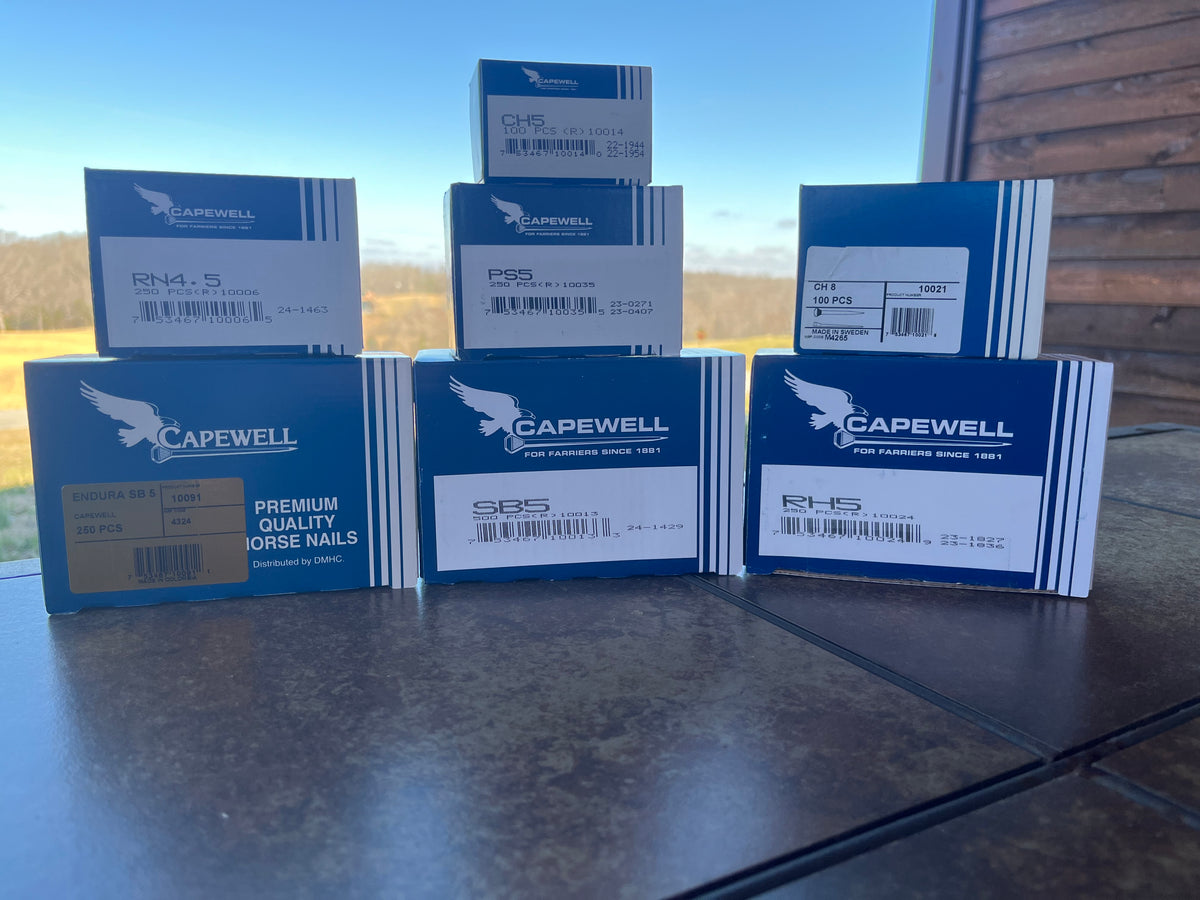 Capewell Horseshoe Nails - Premium Quality Horseshoe Nails – Tennessee ...
